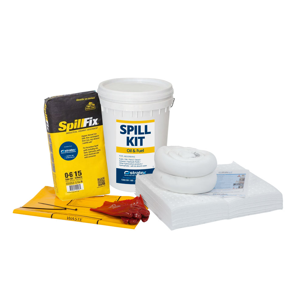 30L Bucket Spill Kit - Oil & Fuel | Stratex