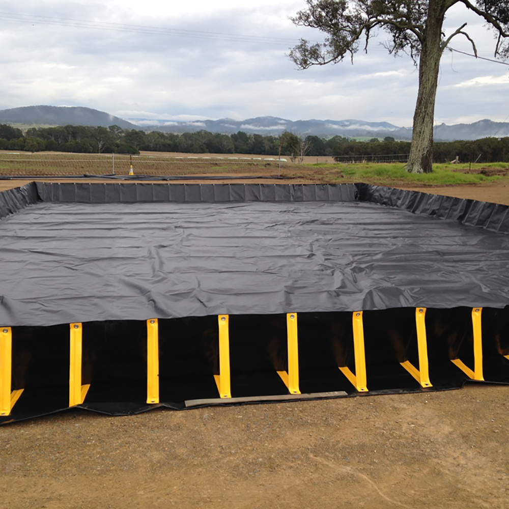 Collapsible Sidewall Portable Bunding - 10500L | Stratex