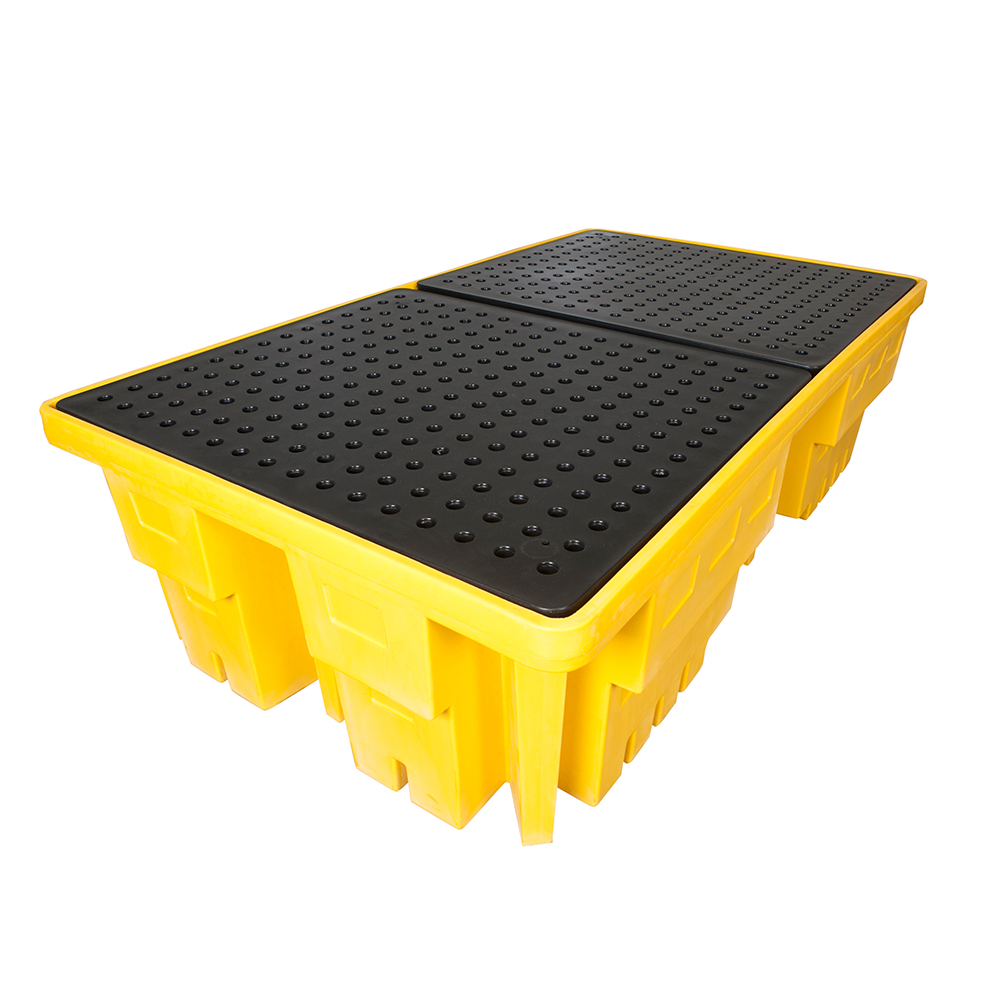 Double IBC Bunded Spill Pallet - 1250L Sump | Stratex