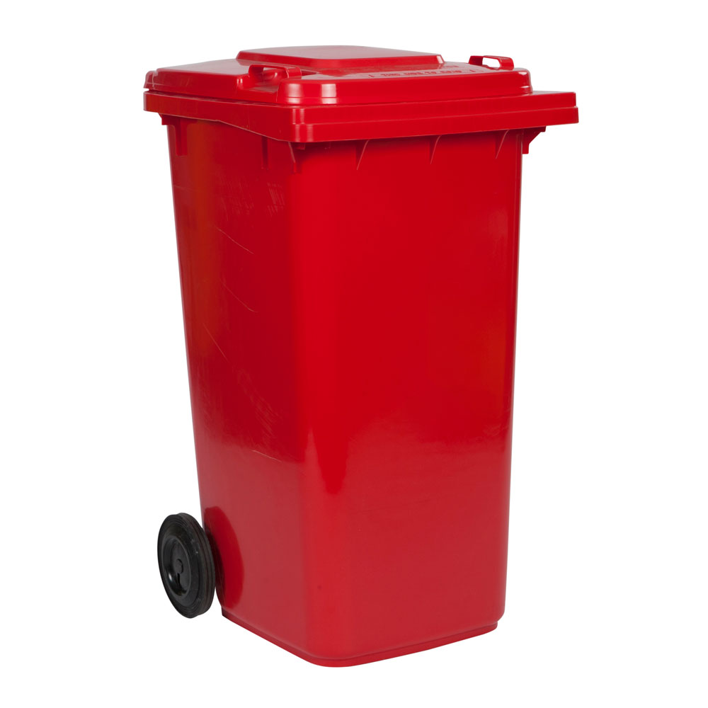 240L Wheeled Bin Red | Stratex