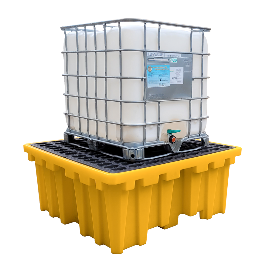 Drum Dispensing Bund, Base 450L Sump - 1450W x 1310L x 485H mm | Stratex