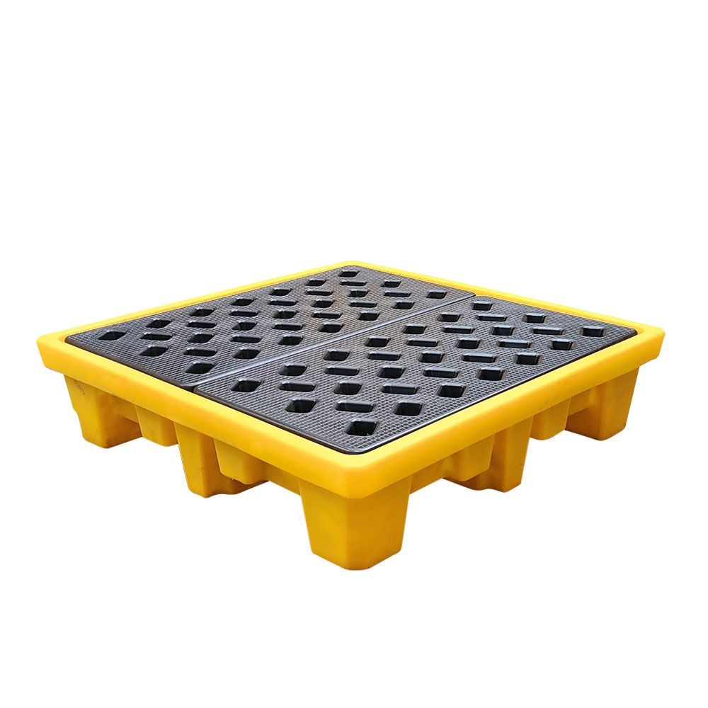 4 Drum Bunded Spill Pallet, 240L Sump | Stratex