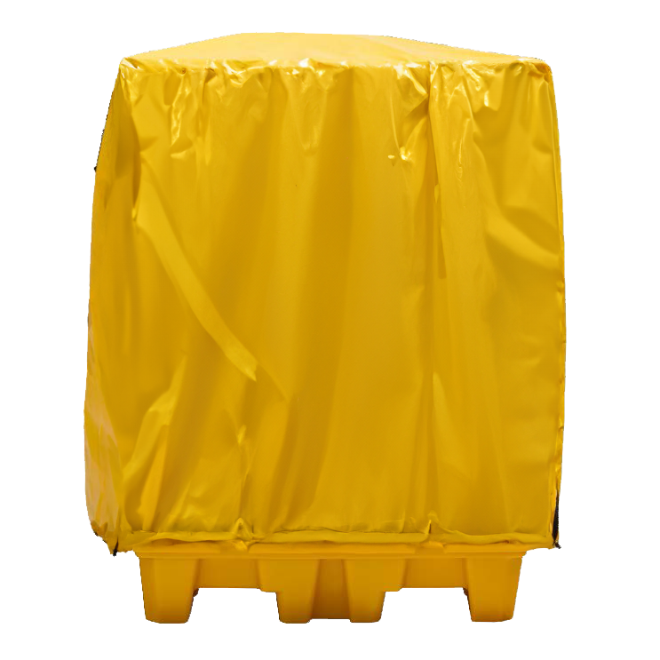 Frameless PVC Cover for 4 Drum Bunded Spill Pallet | Stratex