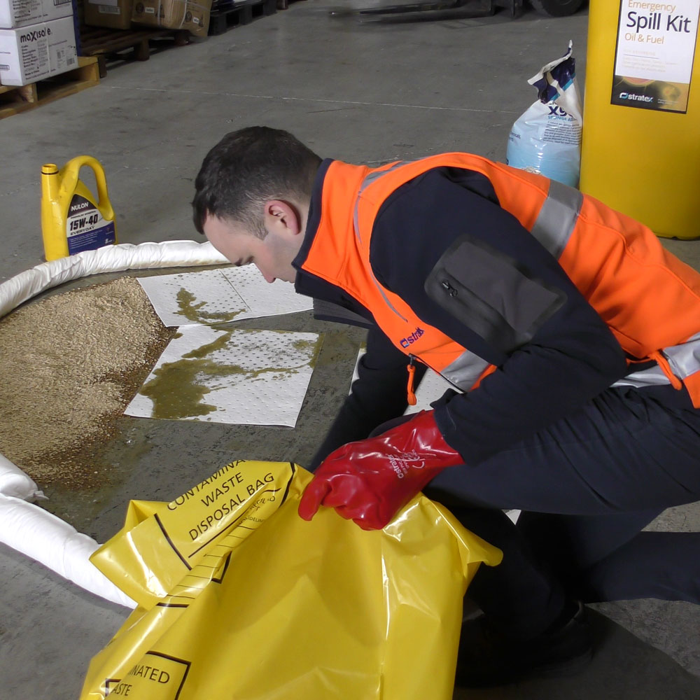 Contaminated Waste Disposal Bag - Pack of 50 | Stratex