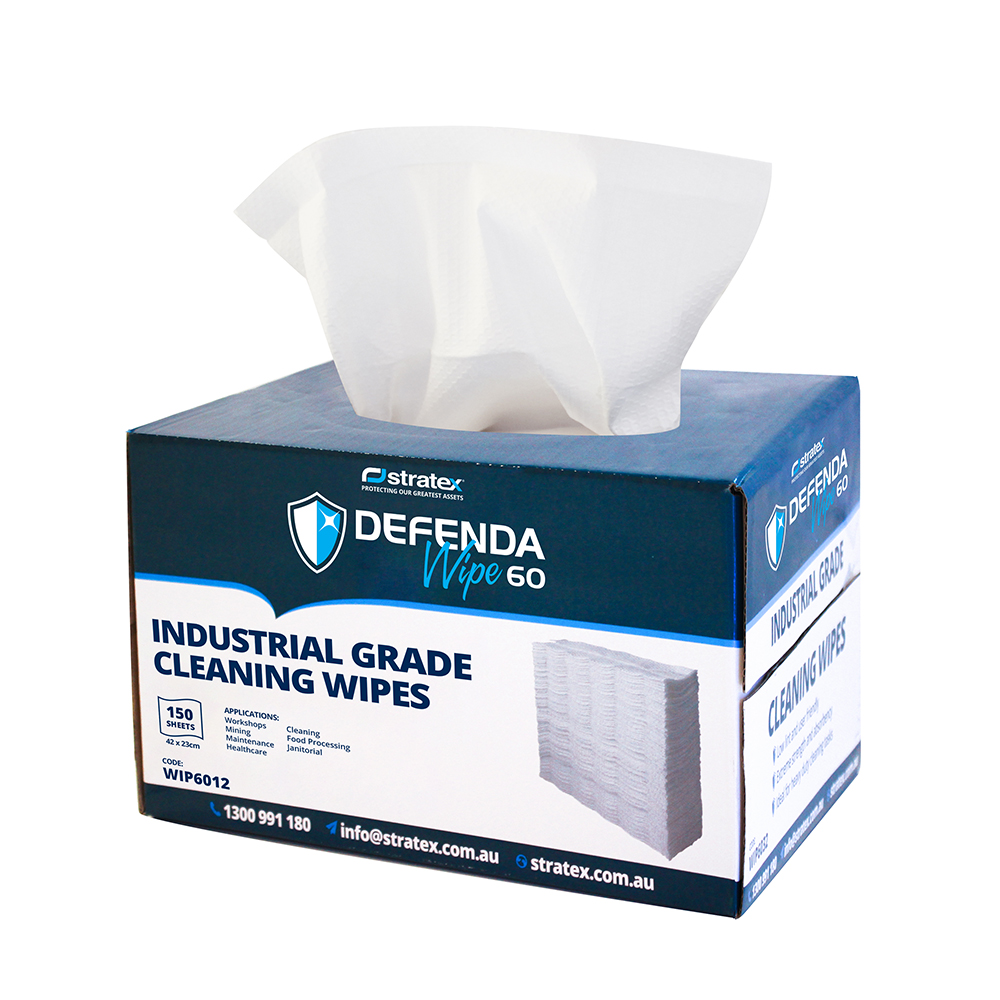 DefendaWipe 60 Disposable Cleaning Wipes | Stratex
