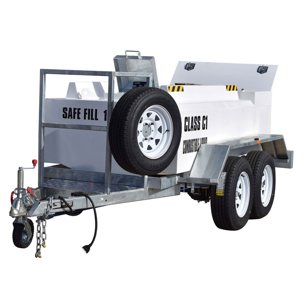 Self Bunded Fuel Trailer, Dual Axle - 1500 Litre | Stratex