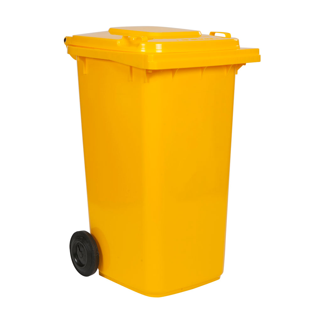 240L Wheeled Bin Yellow | Stratex