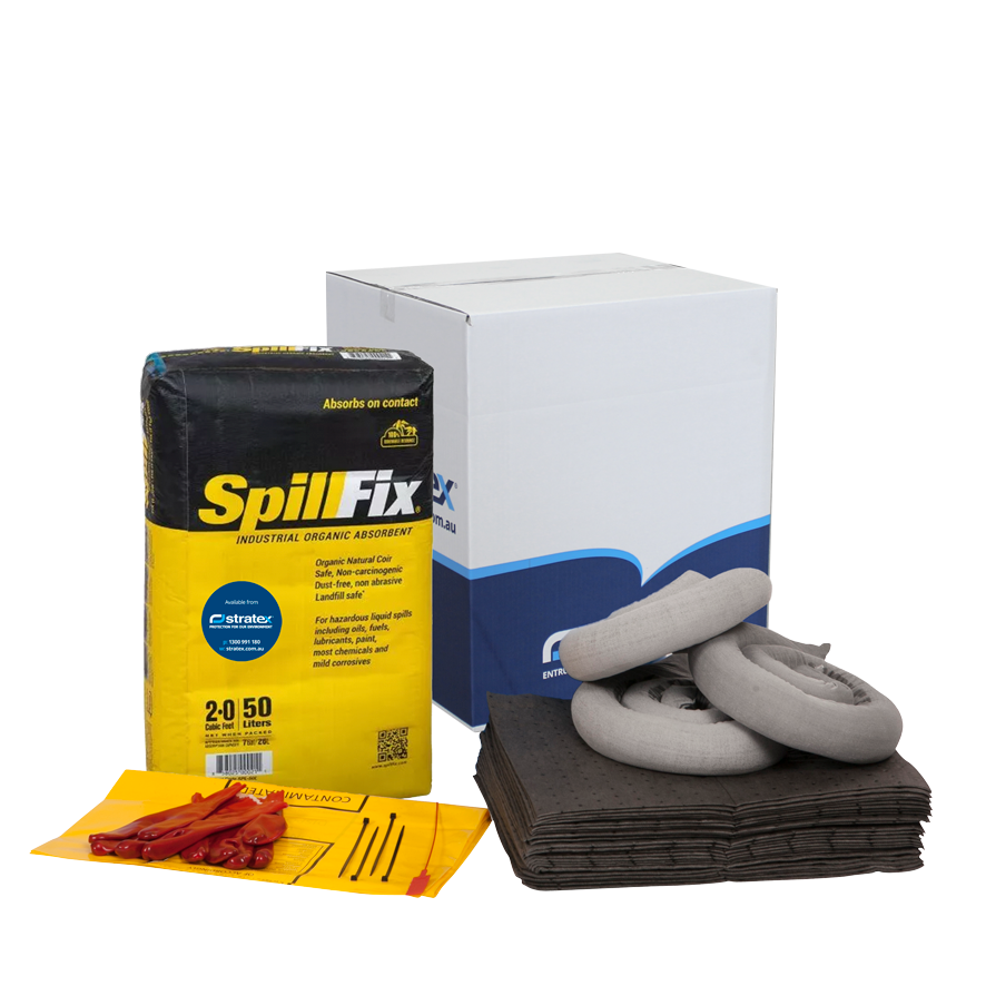 120L Wheeled Bin Economy Spill Kit Refill - General Purpose | Stratex